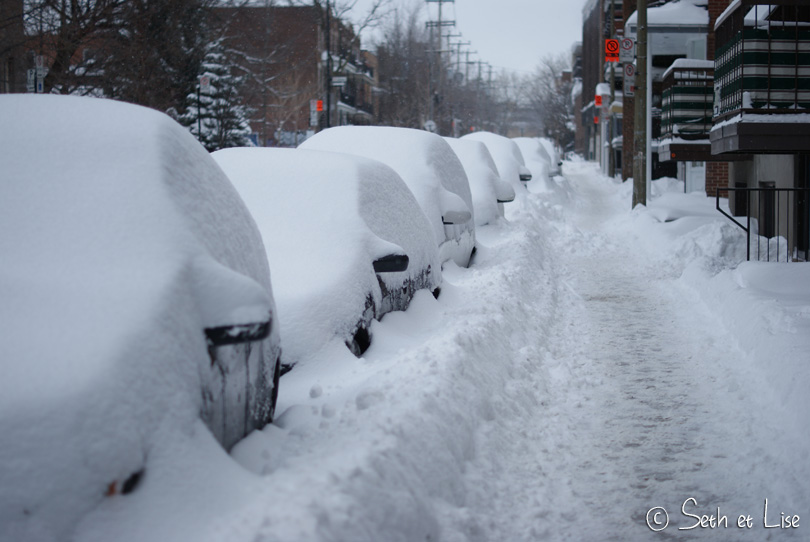 L'hiver à Montréal : on n'en peut plus - Les voyages de Seth et Lise